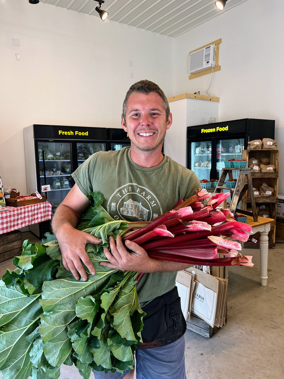 Crimson Red Rhubarb – The Farm On Central